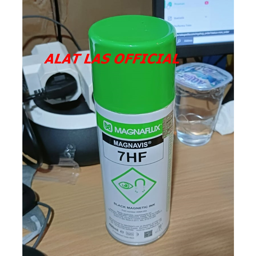 Jual Magnaflux Magnavis 7HF MPI Ink 400ML Black Magnetic Ink | Shopee ...