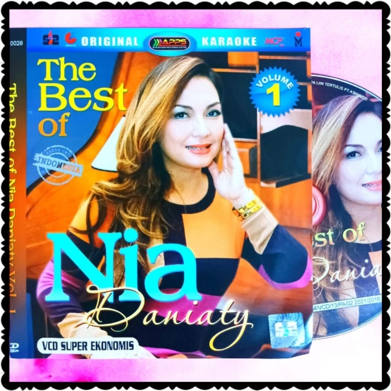 Jual KASET ORIGINAL VCD LAGU NIA DANIATY BISA KARAOKE VOCAL ON OF AKTIF-LAGU KARAOKE POP-LAGU ...