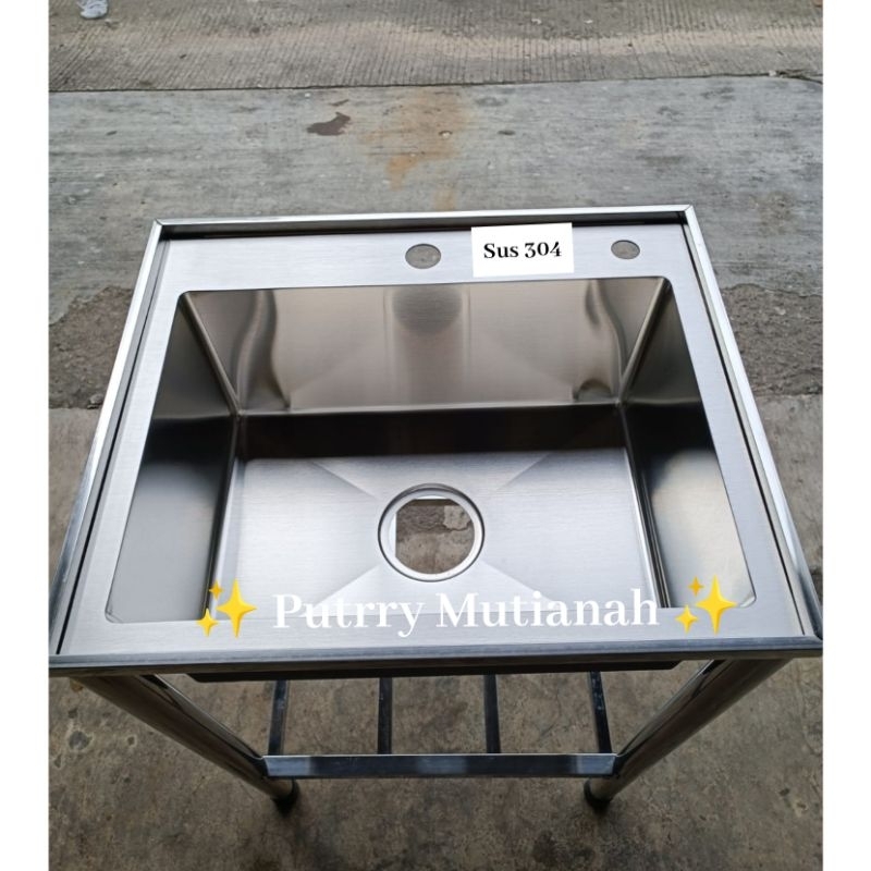Jual PROMO wastafel portable uk 52*43cm kitchen sink termurah bak cuci ...