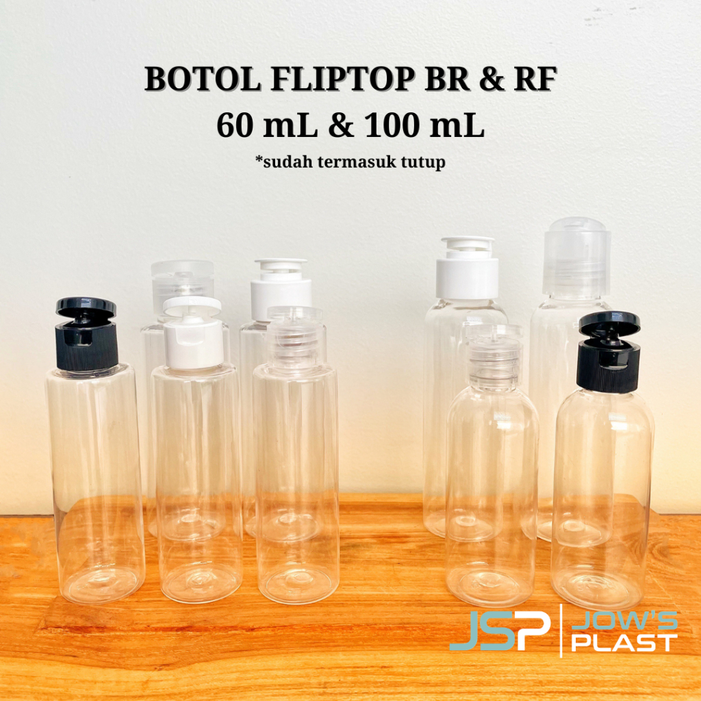 Jual Botol Fliptop BR dan RF 60 dan 100 mL | Botol Fliptop BR 60 mL ...