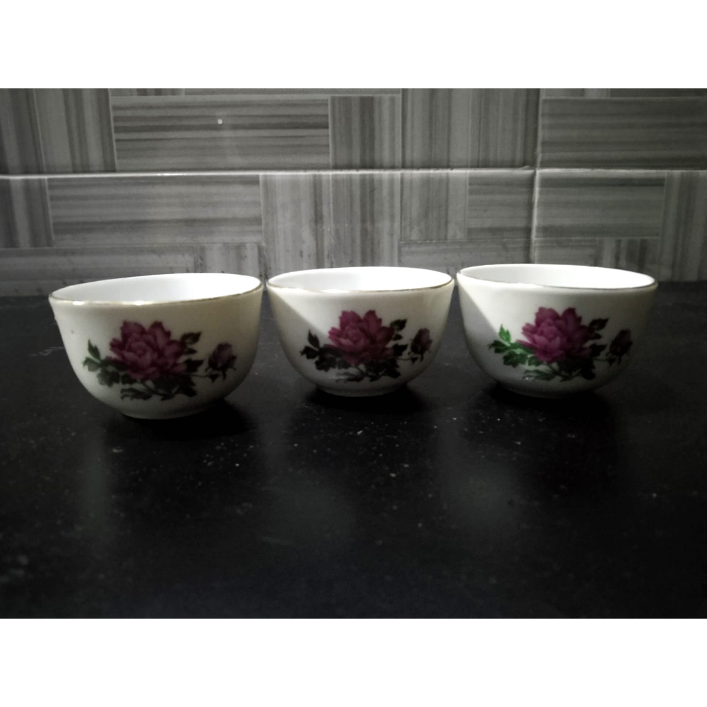 Jual Mangkuk Keramik Bunga Kuno Jadul Antik | Shopee Indonesia