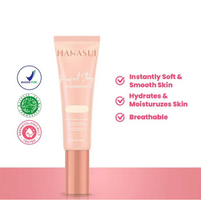 Jual Hanasui Perfect Stay Foundation | Shopee Indonesia