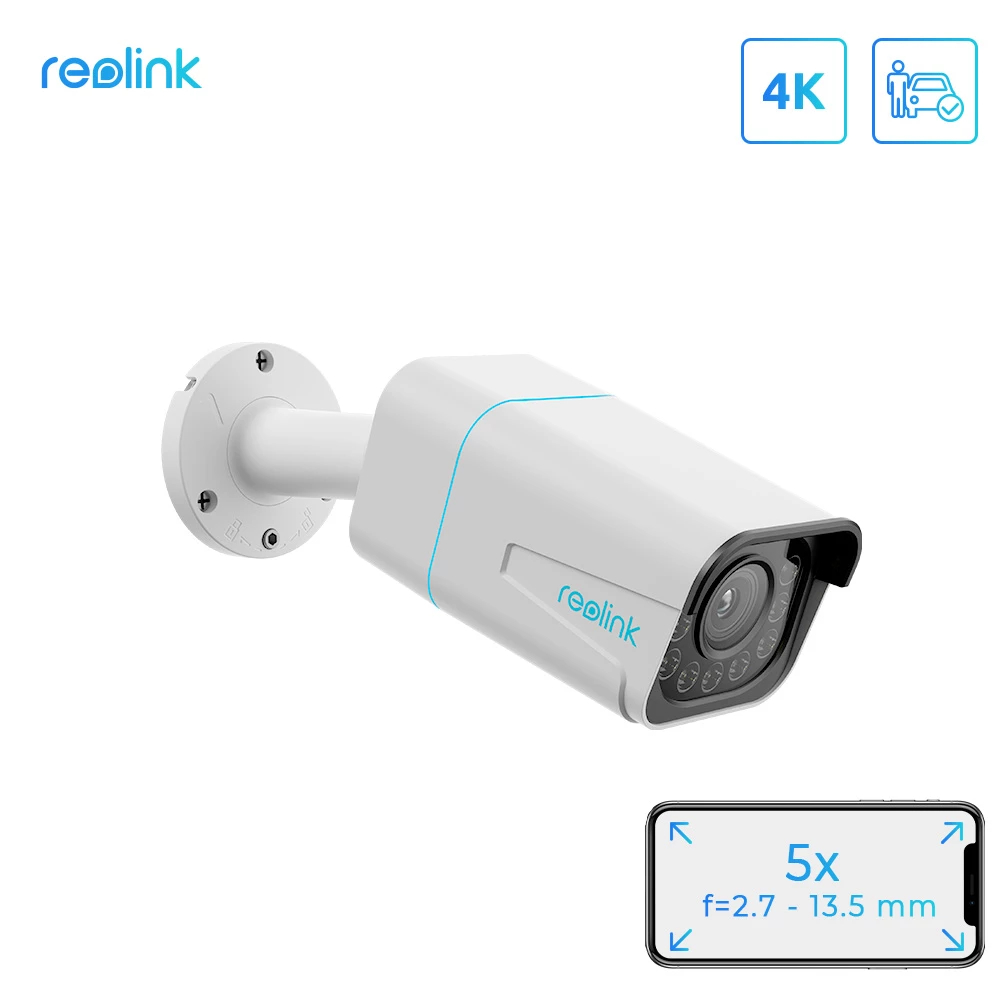 Jual Reolink RLC 811A (P430) 8MP 4K PoE IP Camera 5x Optical Zoom Color ...