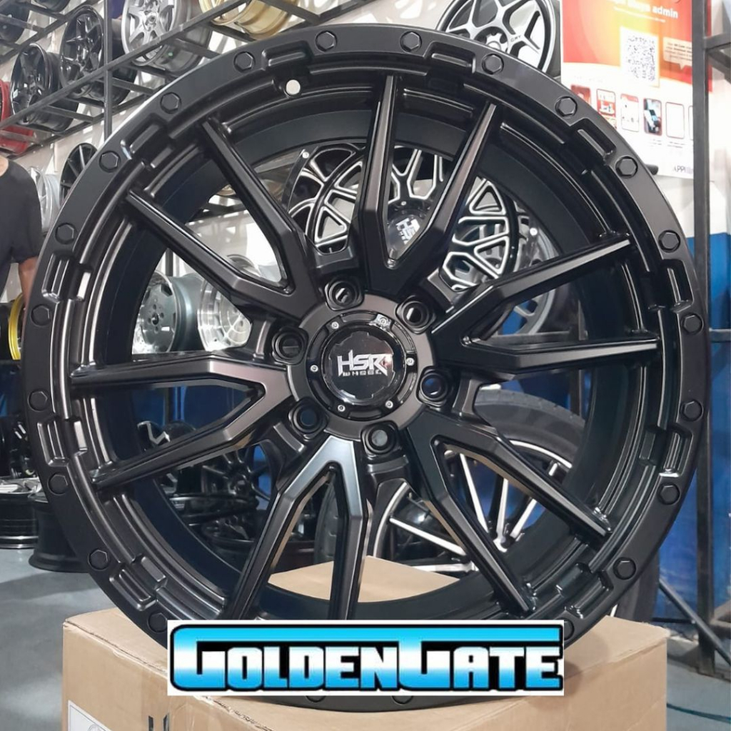 Jual Velg mobil R18 pelak offroad HSR REVIVE 1340 ring 18x9 hitam bisa ...
