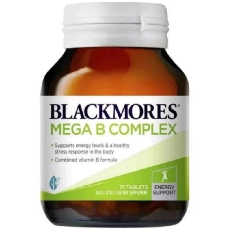 Jual Blackmores Australia Mega B Complex - 75 Tablets | Shopee Indonesia