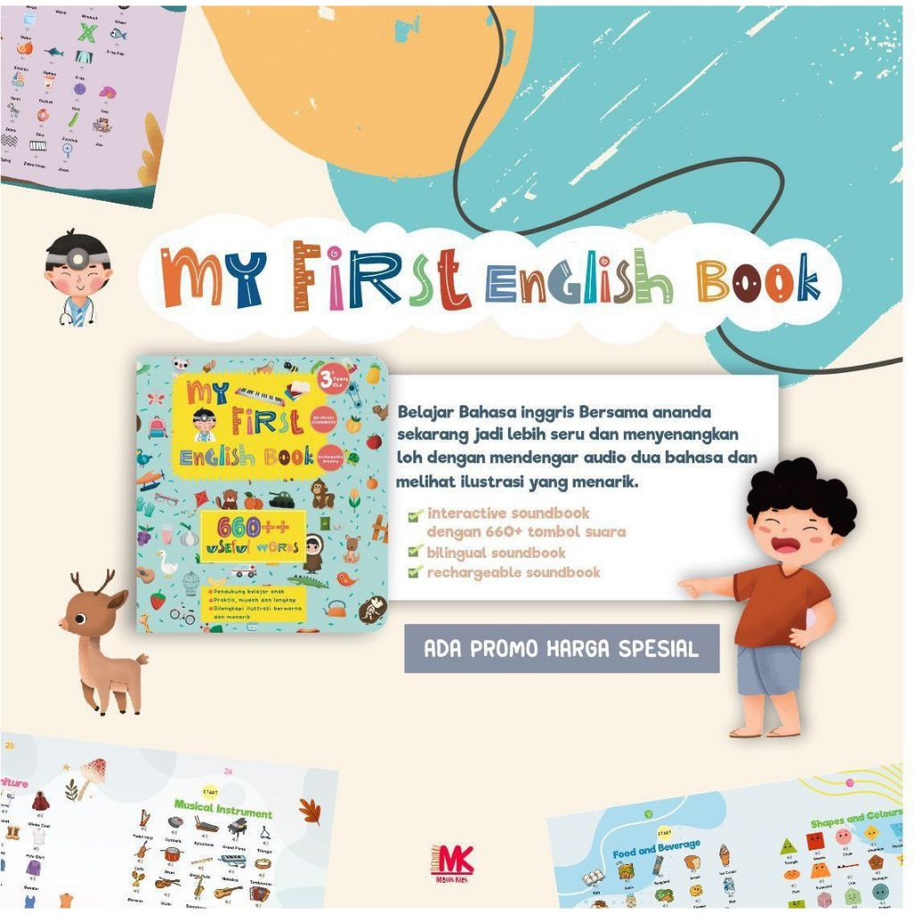 Jual My First English Book - Soundbook (Rechargeable) | Shopee Indonesia