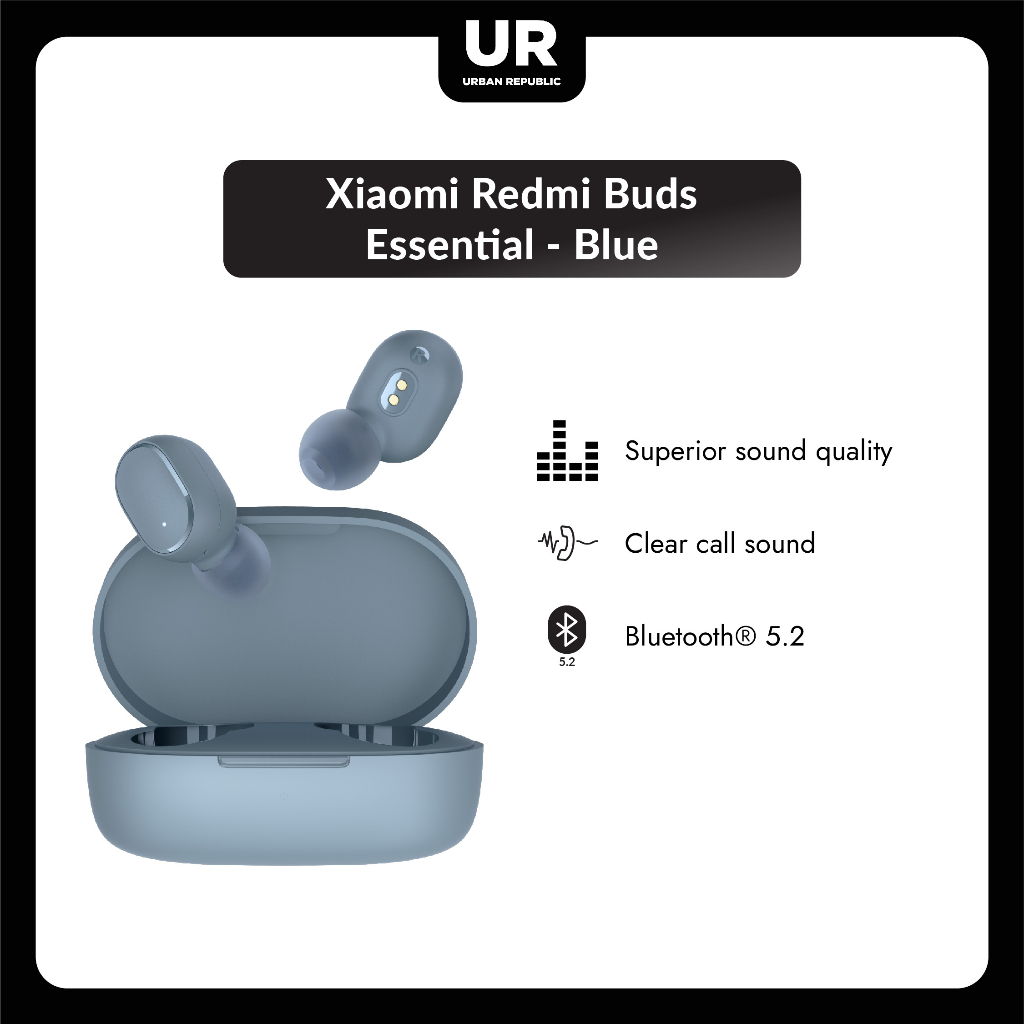 Jual Xiaomi Redmi Buds Essential - Blue | Shopee Indonesia