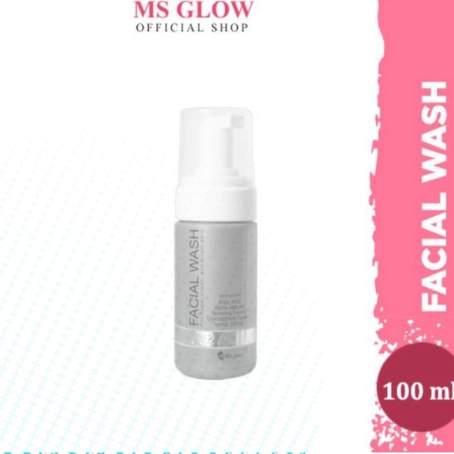 Jual Facial wash sabun wajah MS Glow original RESMI BARCODE QR MS GLOW ...
