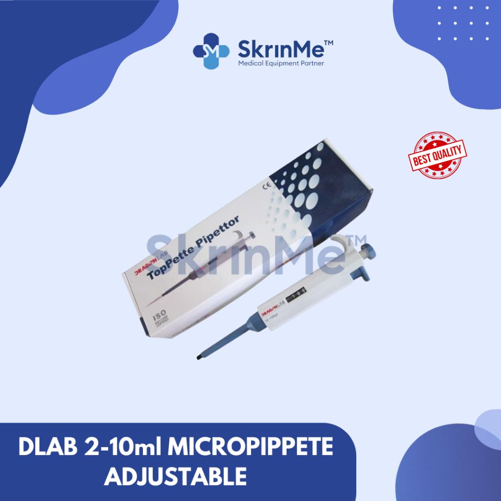 Jual Micropipette Adjustable Merk DLab 2-10 ml - Dragon Lab ...