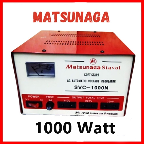 Jual Stabilizer Matsunaga 1000 Watt Alat Untuk Menstabilkan Voltage Listrik | Shopee Indonesia