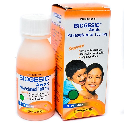 Jual Biogesic Anak Sirup 60ml Darya - Paracetamol Sirup / Obat Demam ...