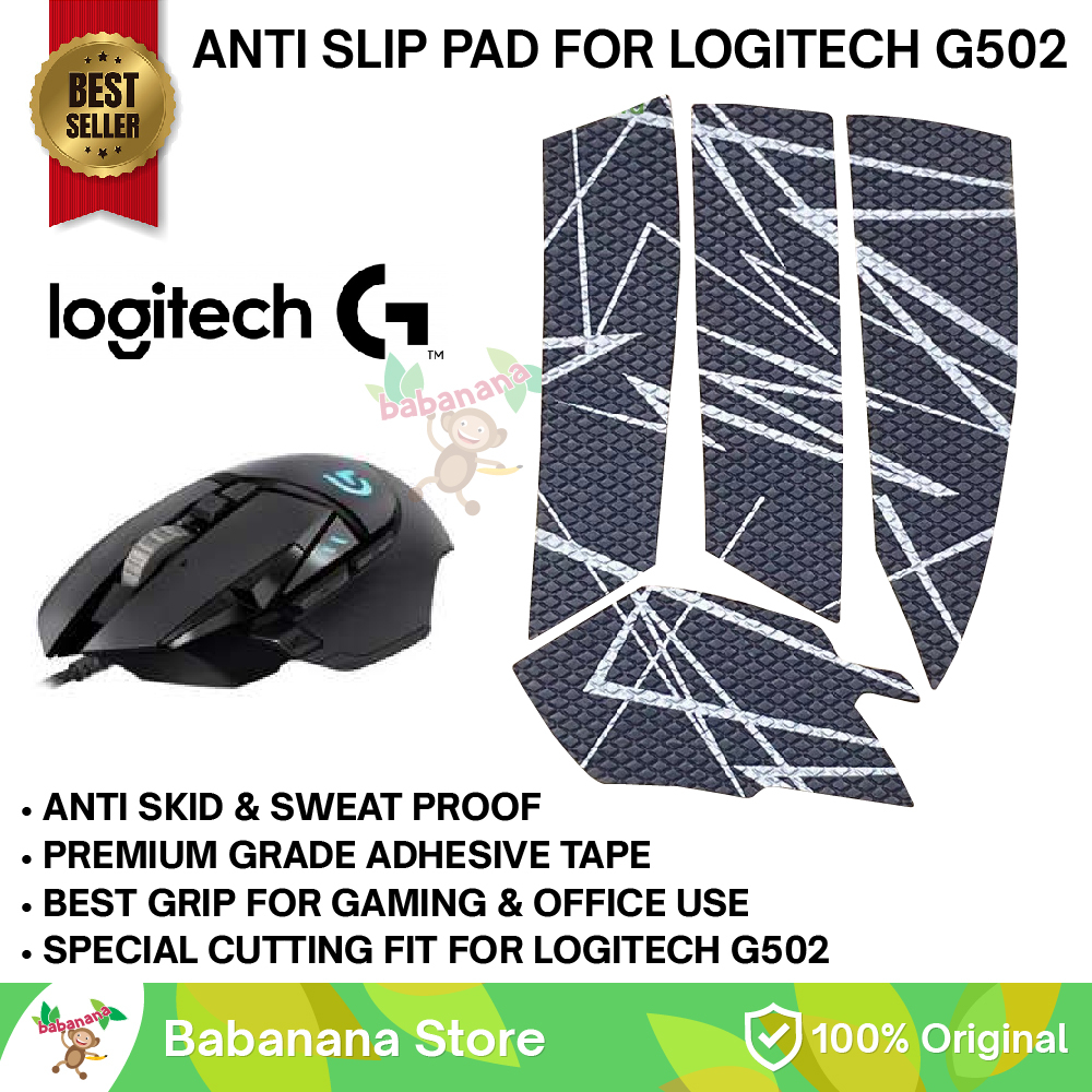 Jual Stiker Non Slip Mouse Logitech G502 Sweatproof Sticker Anti ...