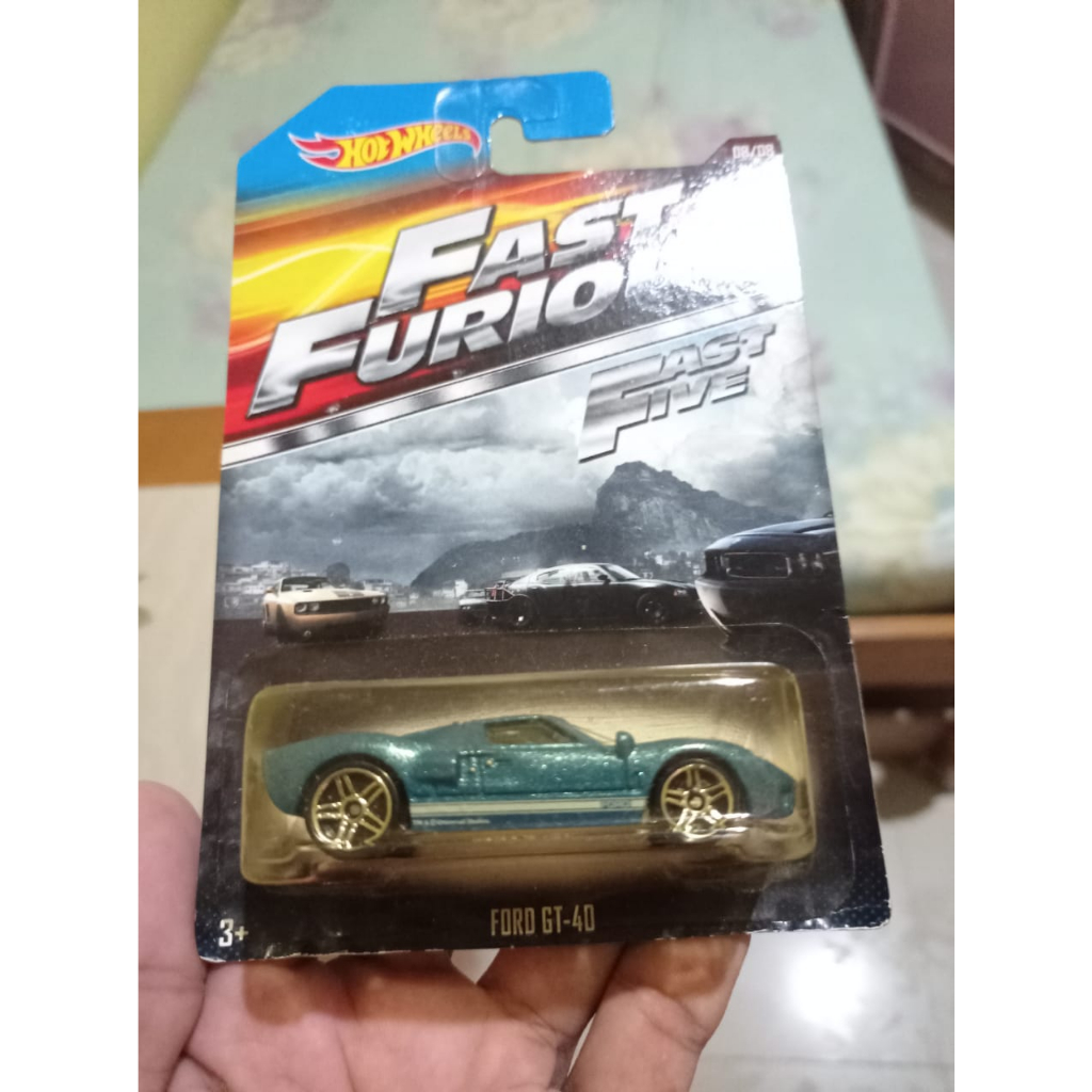 Jual Hotwheels fast n furious fnf Ford GT 40 biru blue | Shopee Indonesia