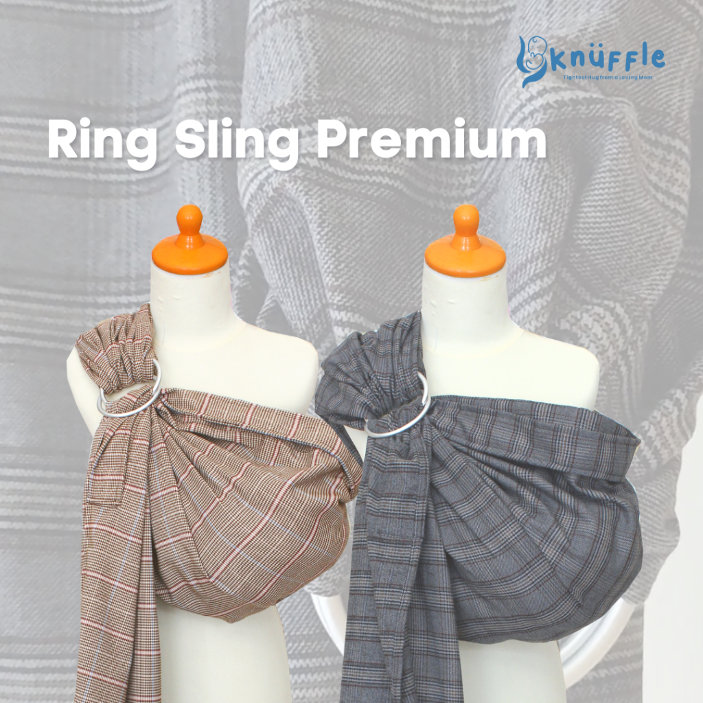 Jual Knuffle Ring Sling Carrier Premium (Warm) - Gendongan Bayi Kain ...