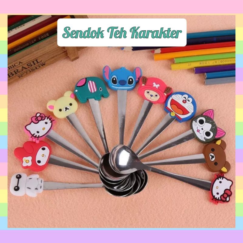 Jual Sendok Teh Karakter / Sendok Kecil Lucu Imut / Sendok Kecil ...
