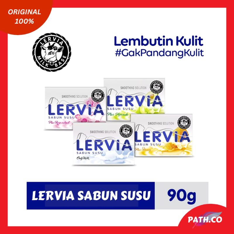 Jual Lervia Sabun Susu 90gr | Sabun Mandi Batang Lervia 90 Gram | All ...