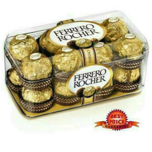 Jual Ferrero Rocher T16 Coklat Ferrero isi 16pcs utk Valentine | Shopee ...