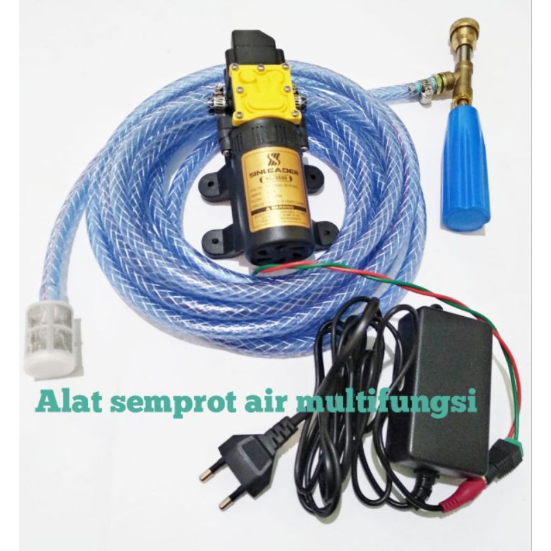Jual Pompa air mini DC 12V alat semprot spray cuci steam motor AC siram ...