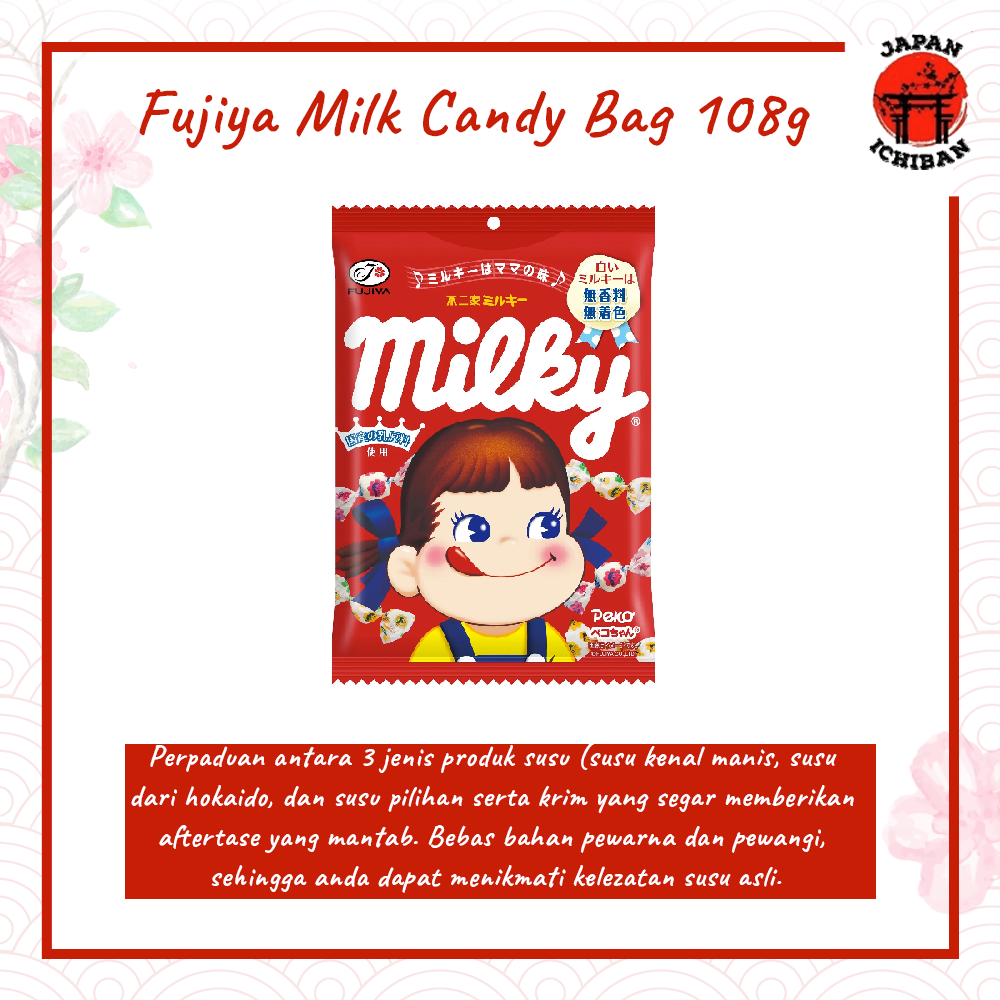 Jual Fujiya Peko Milky Candy Bag 108g - Snack Import Original Japan ...