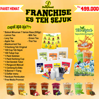 Jual Franchise Es Teh Sejuk / Paket Usaha Minuman Es Teh Sejuk Kekinian ...