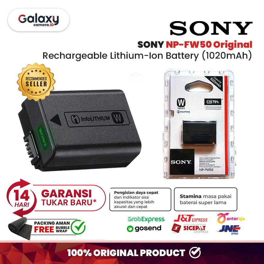 Jual Baterai Sony NP-FW50 Original | Shopee Indonesia