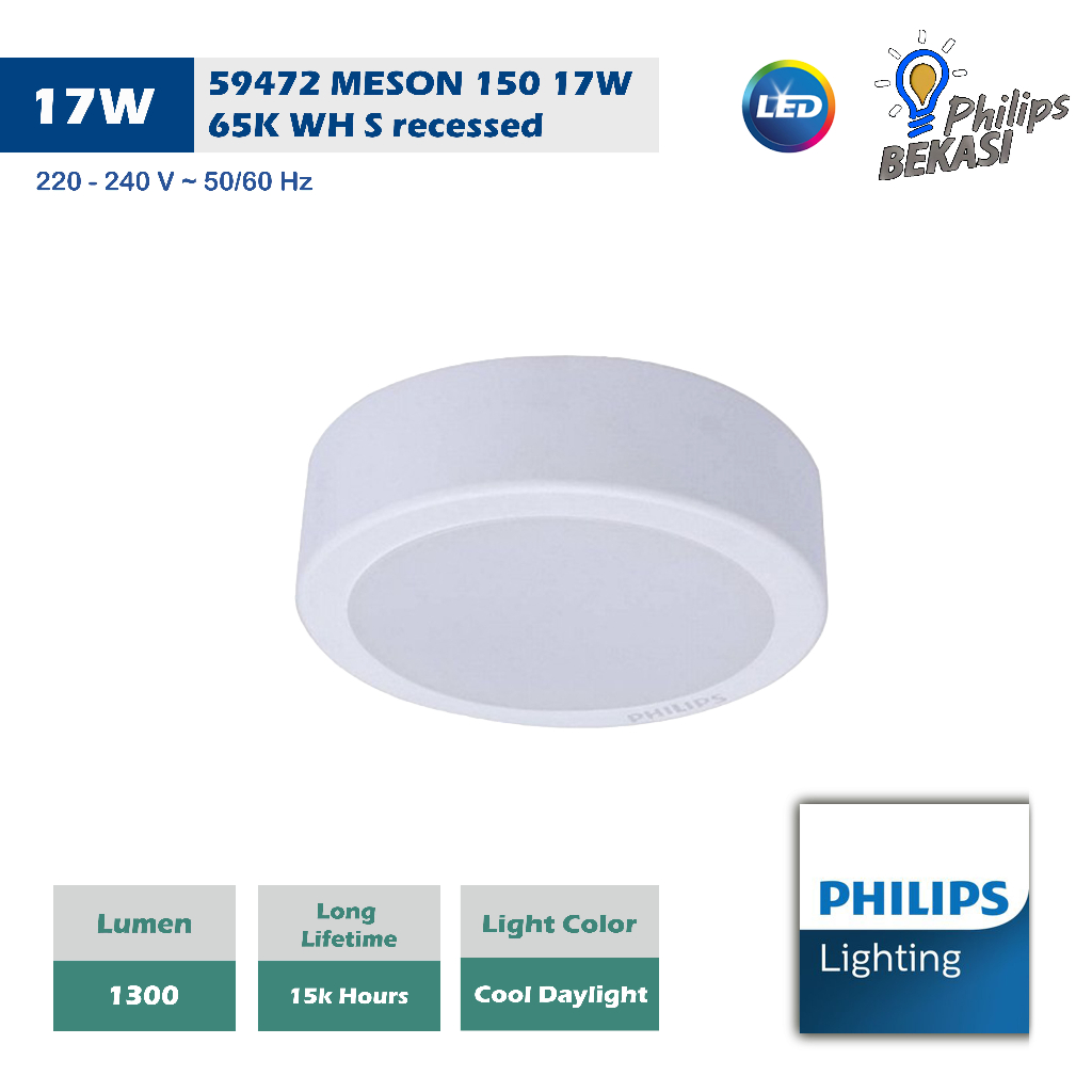 Jual Philips Lampu Downlight Outbow 17 Watt Meson 59472 | Shopee Indonesia