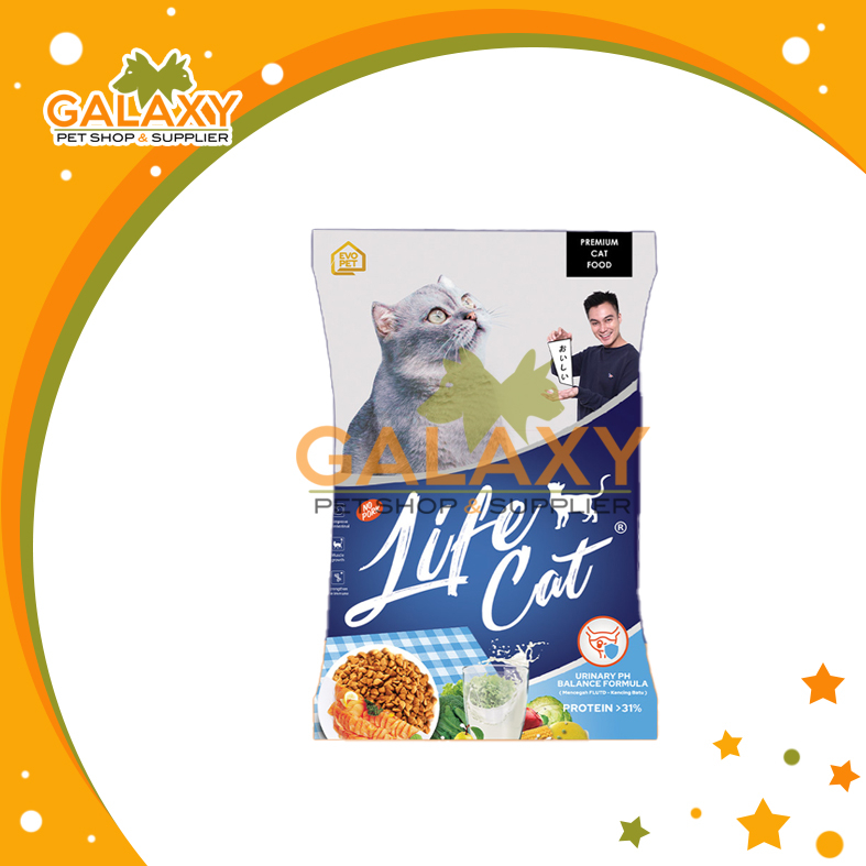 Jual Makanan Kucing Life Cat Dry Food Kemasan 1kg | Shopee Indonesia