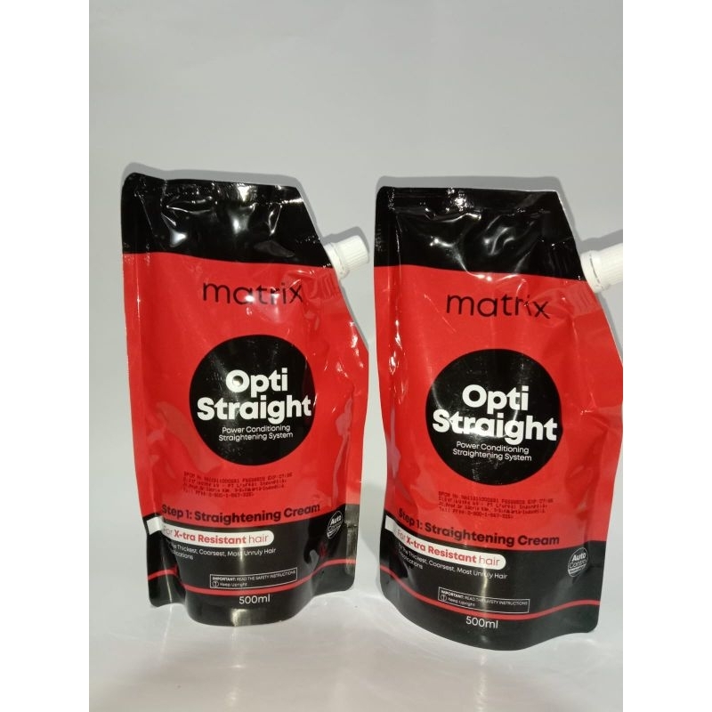 Jual Matrix Opti straight 500ml/Optistraight obat smoothing Step1 500ml ...