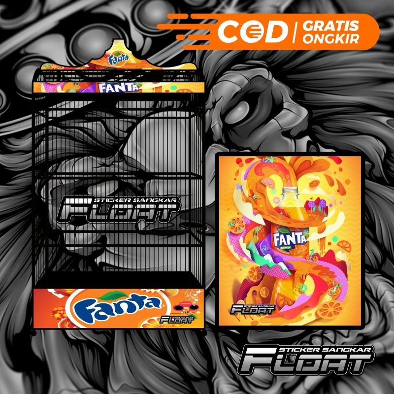 Jual STIKER DECAL SANGKAR KANDANG KOTAK REPLIKA GEPENGAN KOHSAN DIAMOND ...
