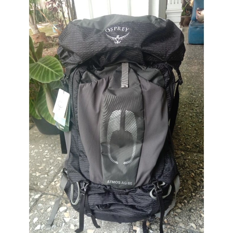 Jual carrier Ospre* Atmos AG 65 black | Shopee Indonesia