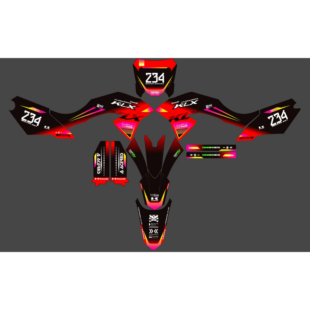 Jual SIMPLY DECAL STIKER MOTOR FULL BODY | Shopee Indonesia