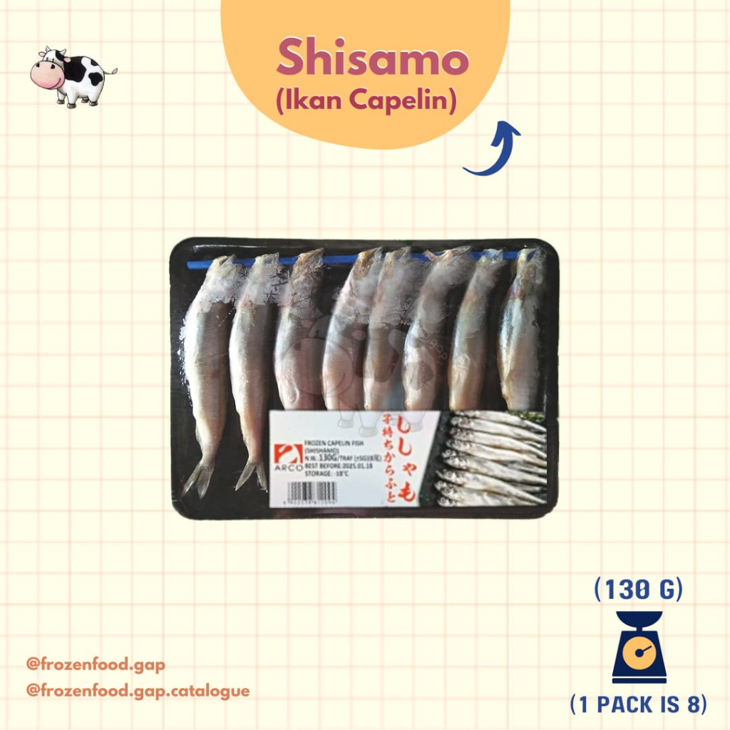 Jual SHISAMO 120GR ISI 8 EKOR | IKAN CAPELIN | FROZEN FOOD BATAM | GAP ...