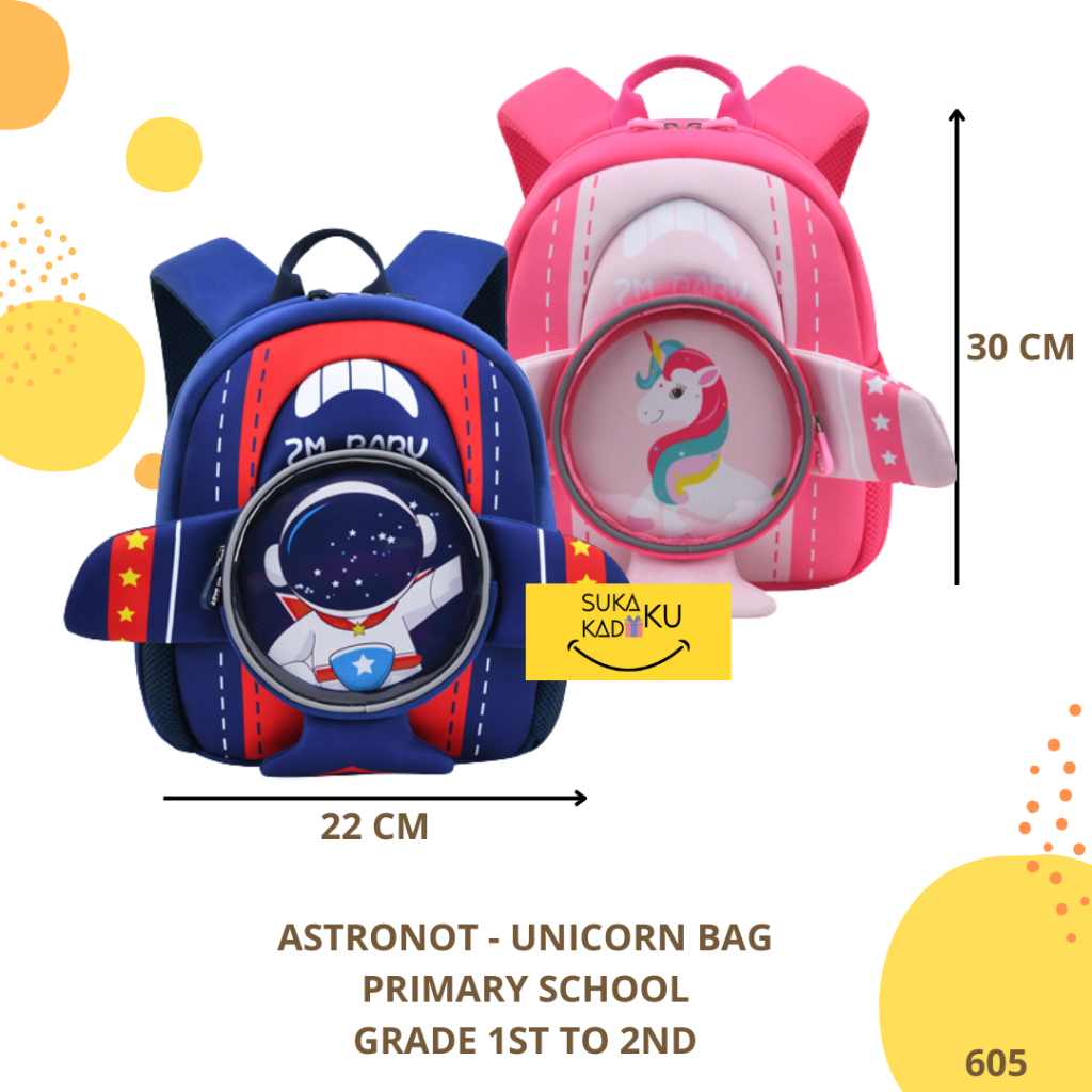 Jual Tas Sekolah ZMBaby 605 ZHIMA BABY IMPOR Tas Anak Perempuan/Cewek ...