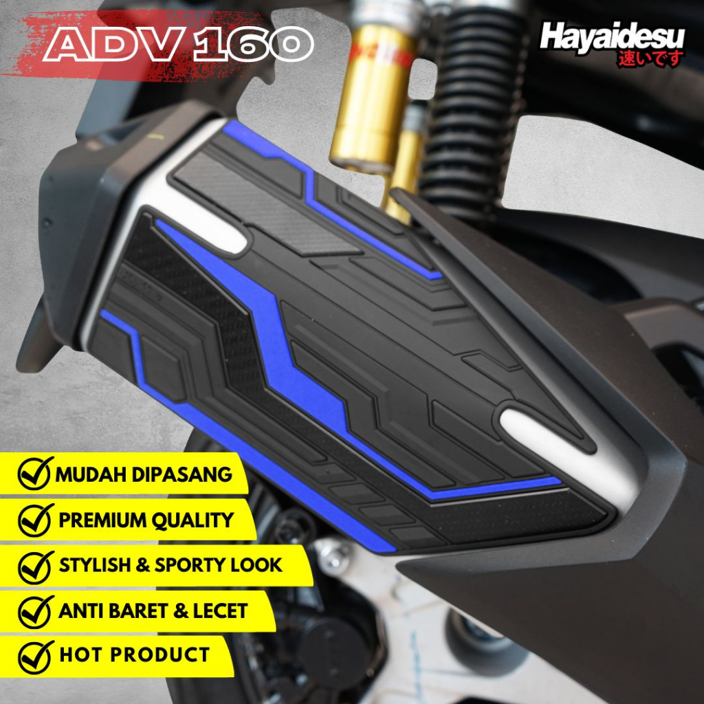 Jual Hayaidesu honda ADV 160 Body Protector Muffler Knalpot Cover ...