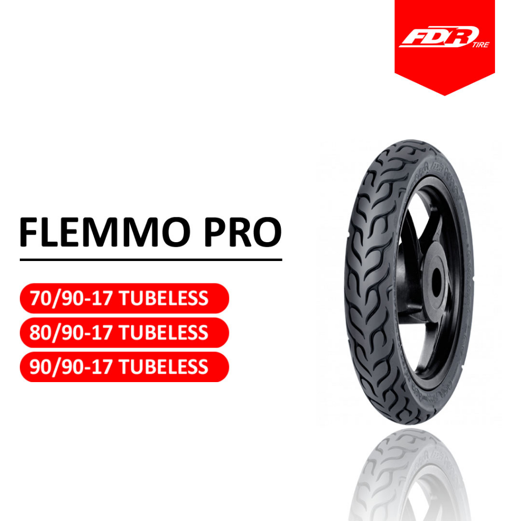 Jual FDR Tubeless FLEMMO PRO Ring 17 - Ban Motor TL Bebek dan Sport ...