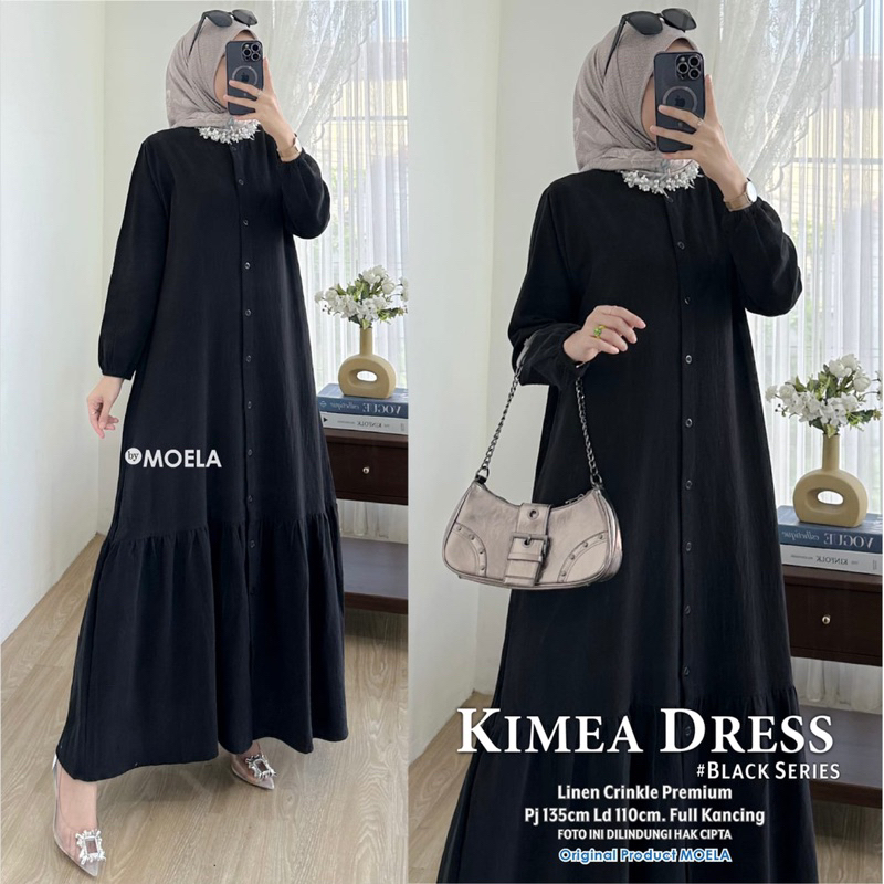 Jual MOELA - KIMEA DRESS HIJAB BERLABEL DAN ORIGINAL | Shopee Indonesia