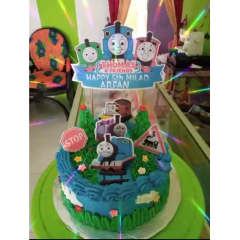 Jual CAKE TOPPER ULTAH THOMAS | Shopee Indonesia