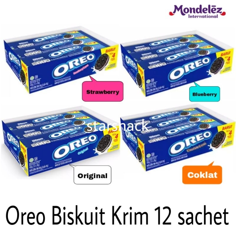 Jual Oreo pak isi 12sachet/ pack | Shopee Indonesia