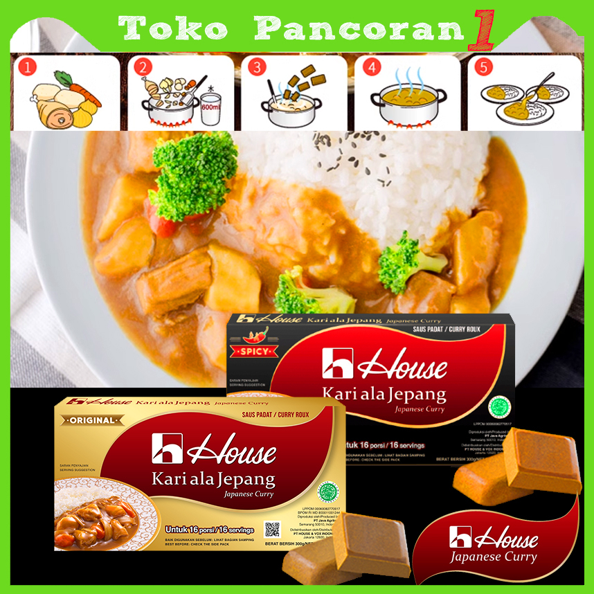 Jual HALAL House Curry / Kari lokal ala jepang / Bumbu dapur saus kari ...