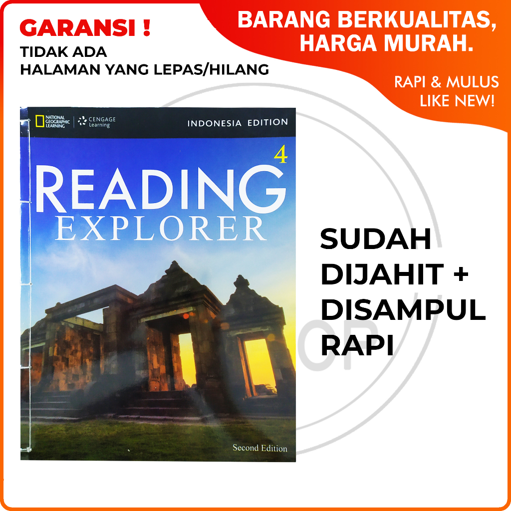 Jual BUKU READING EXPLORER 4 SECOND EDITION / EDISI 2 / INGGRIS ENGLISH BOOK KELAS 11 XI ...