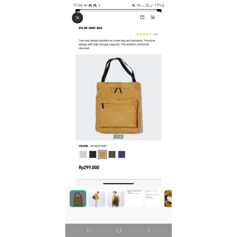 Jual tas uniqlo original | Shopee Indonesia