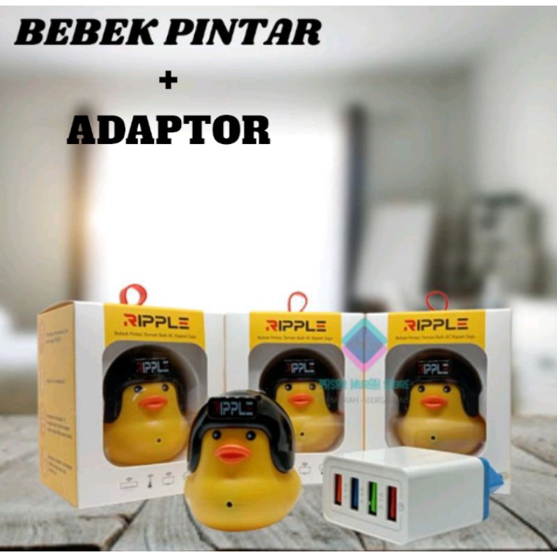Jual PAKET HEMAT BEBEK PINTAR RIPPLE SMART AI KONTROL AC TV LAMPU ...