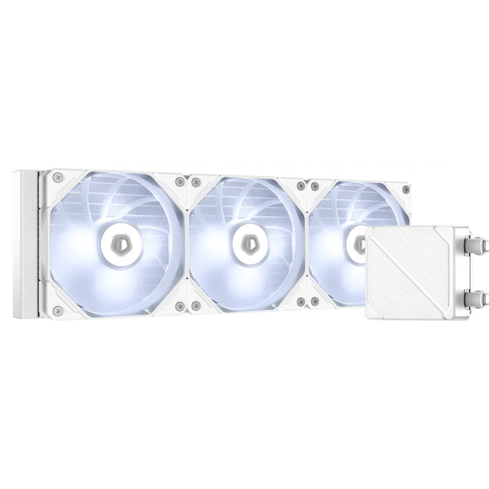 Jual ID-Cooling DASHFLOW 360 BASIC WHITE AIO 360mm CPU Liquid Water ...