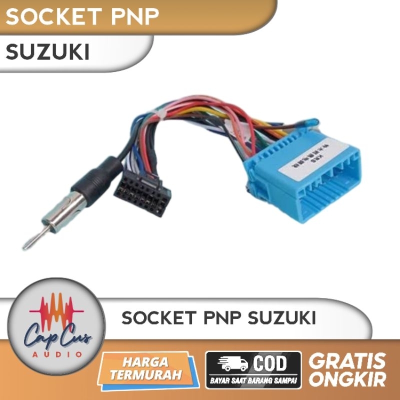 Jual KABEL SOCKET PNP HEAD UNIT SUZUKI / SOKET PNP HEAD UNIT SUZUKI / SOCKET KABEL PNP | Shopee ...