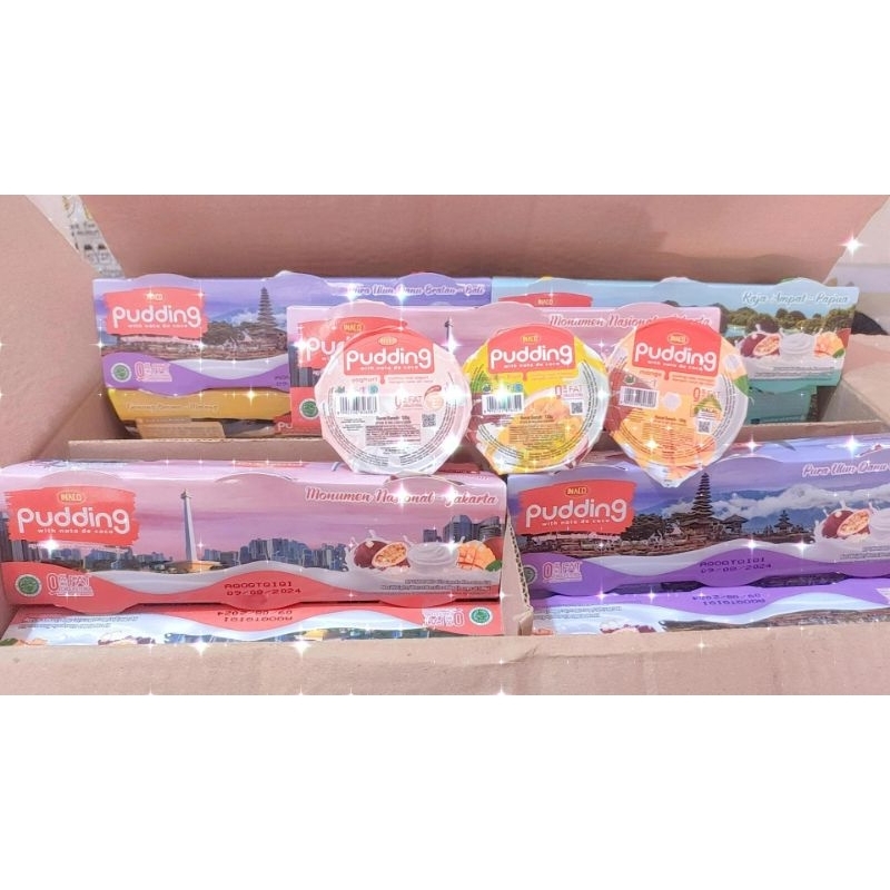 Jual Inaco puding cup nusantara (isi 3cup puding @120gr) 3 varian rasa ...
