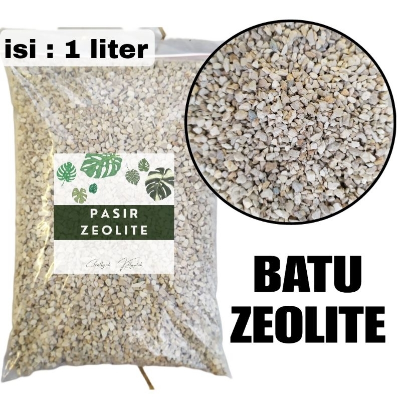 Jual Batu Zeolite 1 liter Media Kandang Filter Air Penjernih Air Media ...