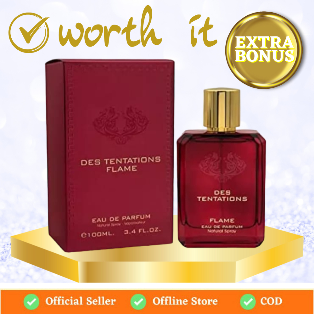 Jual Des Tentations Flame | Fragrance World Perfumes 100 ml EDP ...