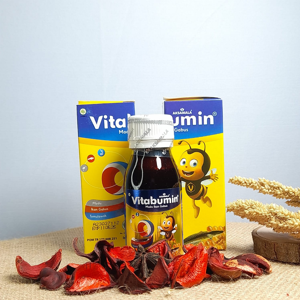 Jual Vitabumin Madu Anak Albumin Ikan Gabus Multivitamin 60 ML | Shopee Indonesia