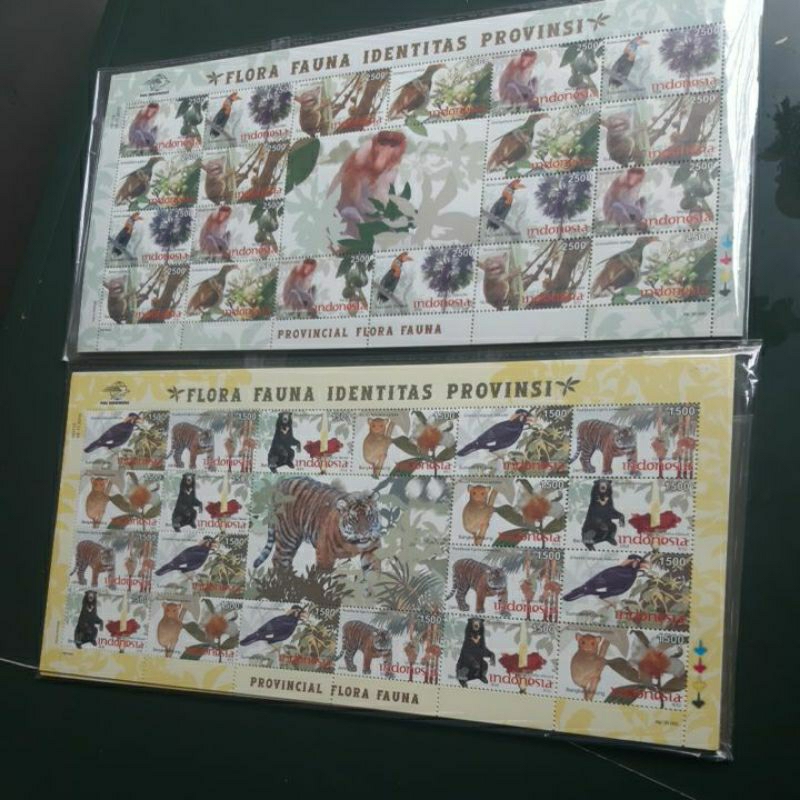Jual Perangko flora fauna Identitas Provinsi 2010 full 2 sheet 40 ...