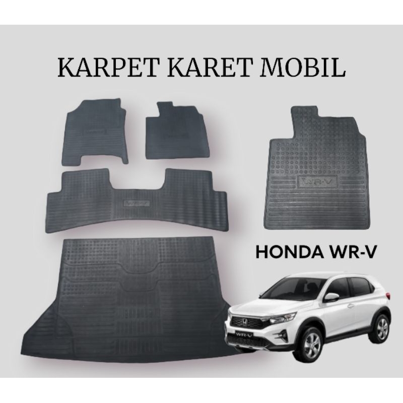 Jual Karpet karet mobil Honda wrv / wr-v full set | Shopee Indonesia